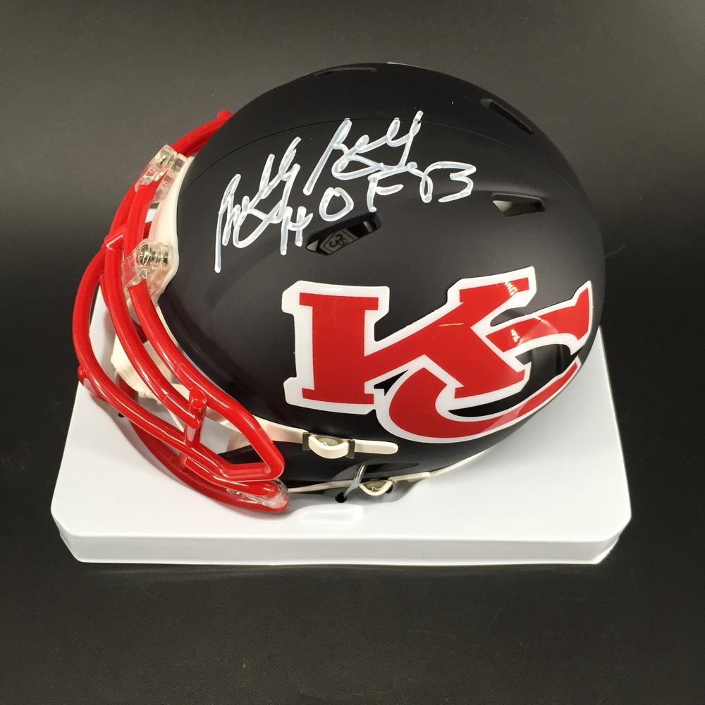 HOF - Chiefs Bobby Bell Signed Amp Alt Mini Helmet | The official ...