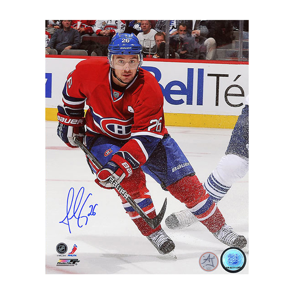 Josh Gorges Montreal Canadiens Autographed Action 8x10 Photo - NHL Auctions