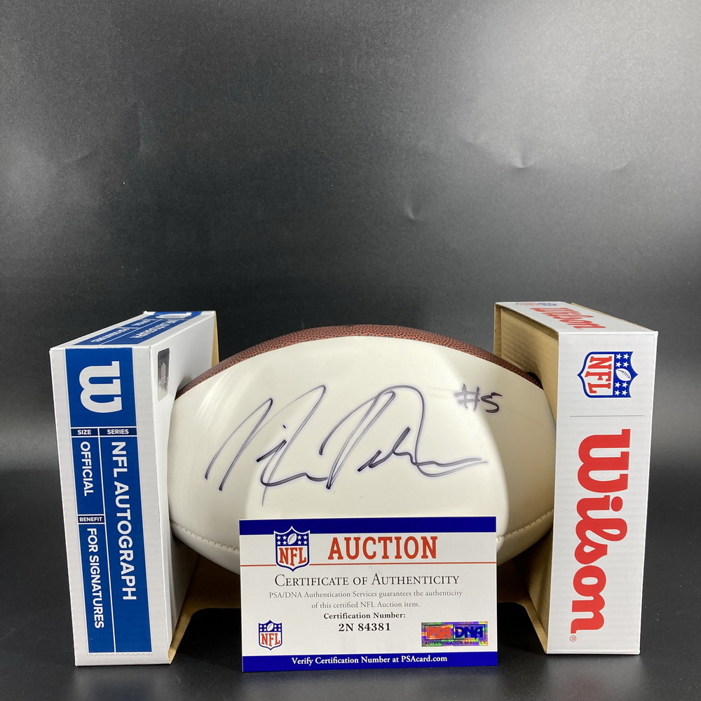 NFL - Dolphins Nik Needham Signed Panel Ball | The official auction ...