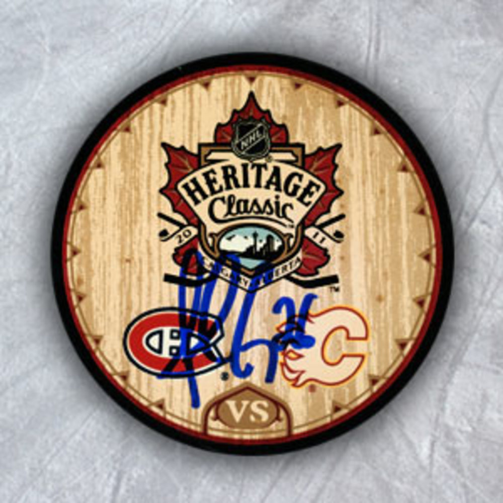 Josh Gorges Montreal Canadiens Autographed 2011 Heritage Classic Hockey ...
