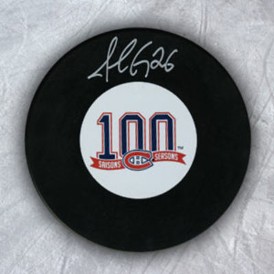 JOSH GORGES Montreal Canadiens Autographed 100th Anniversary Hockey ...