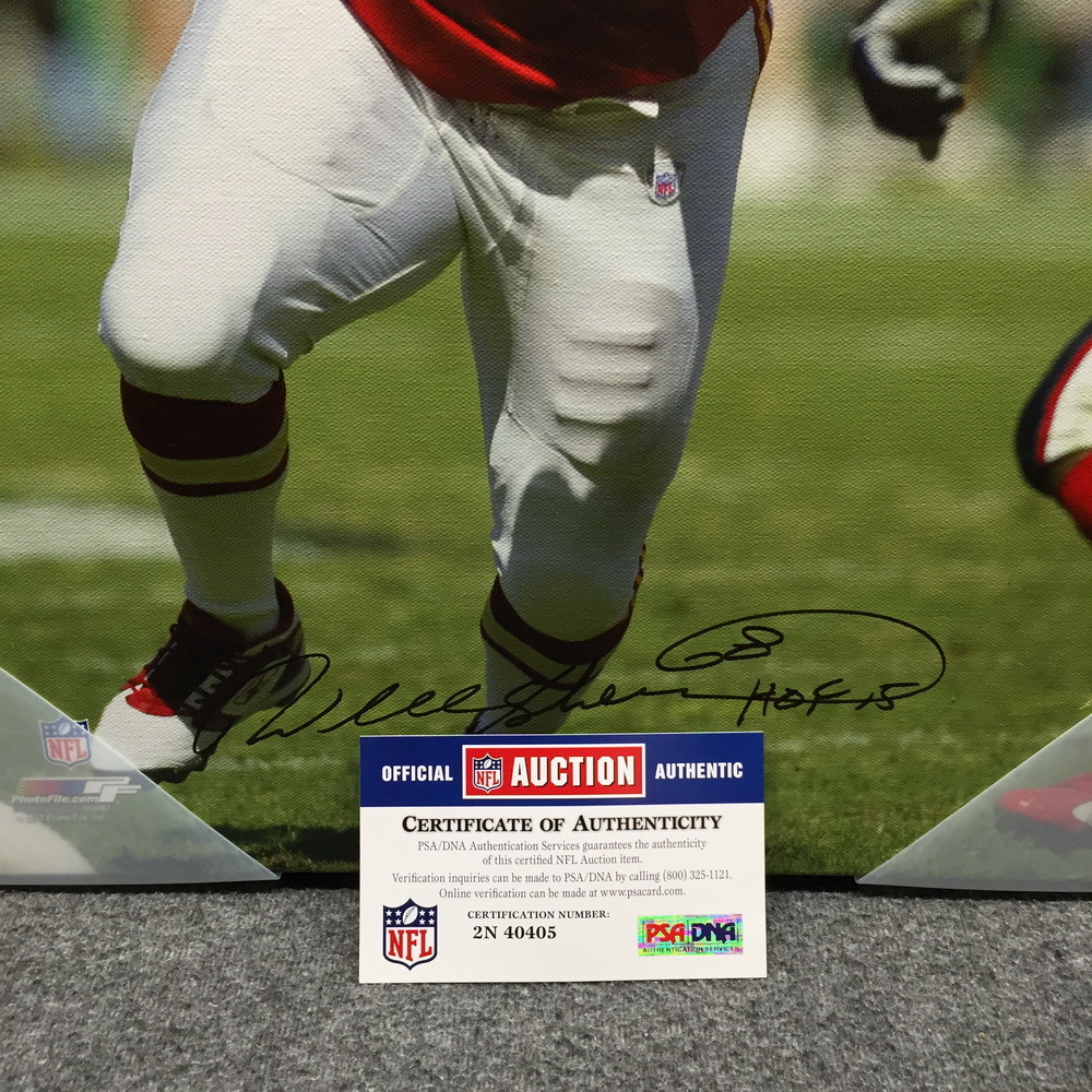 HOF - Chiefs Will Shields signed 16x20 canvas print | The official ...