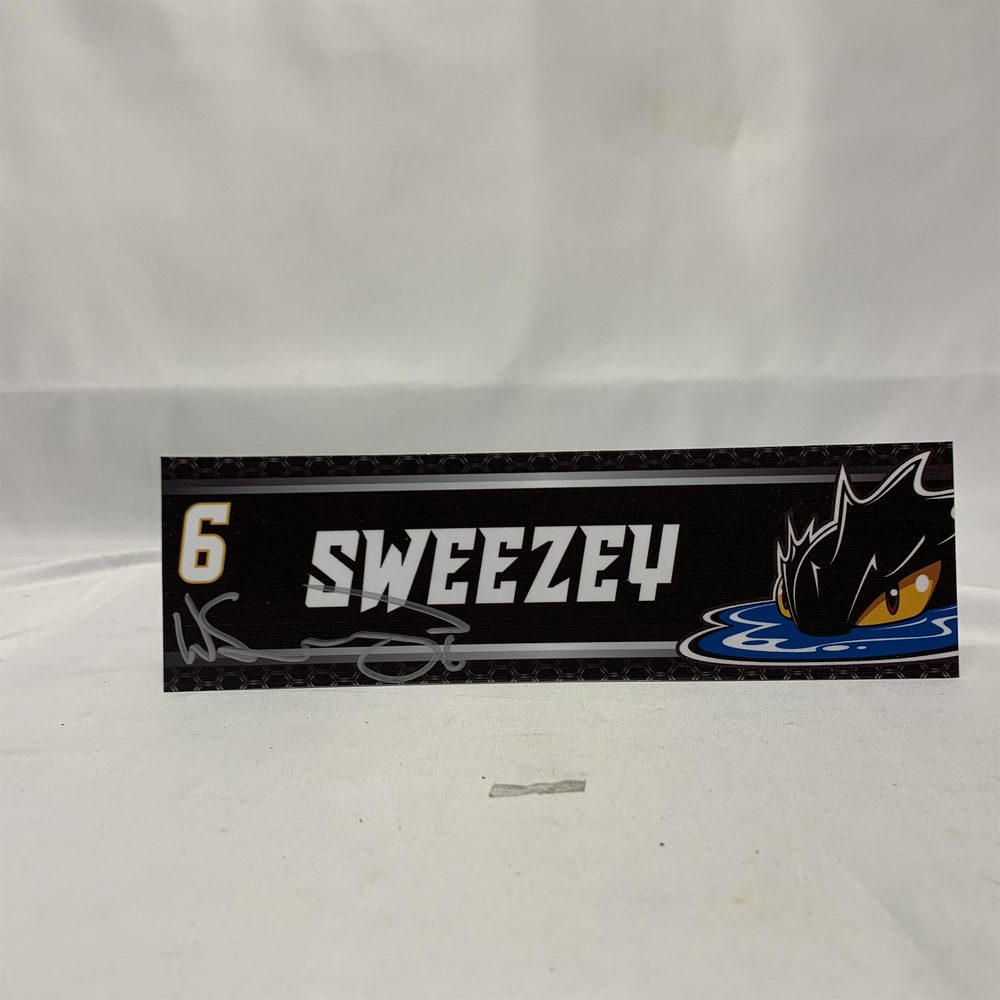 AHL Authentic - 2021-22 Cleveland Monsters Locker Room Nameplate Signed ...