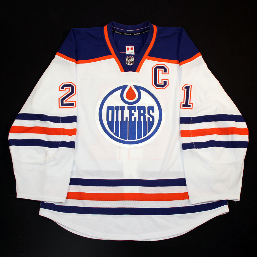 Andrew Ference #21 - Autographed 2013-14 Edmonton Oilers vs Calgary ...