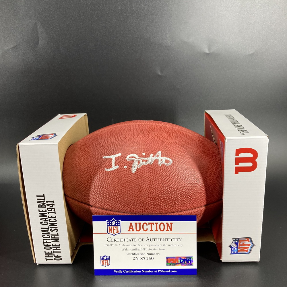 NFL - Chargers Isaiah Spiller Signed Authentic Football | The official ...