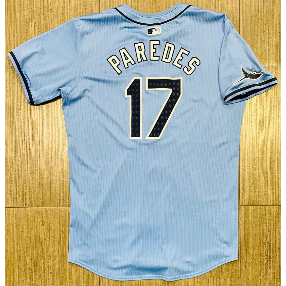 Game Used Burst Jersey: Isaac Paredes - March 26, 2024 v DET | MLB Auctions
