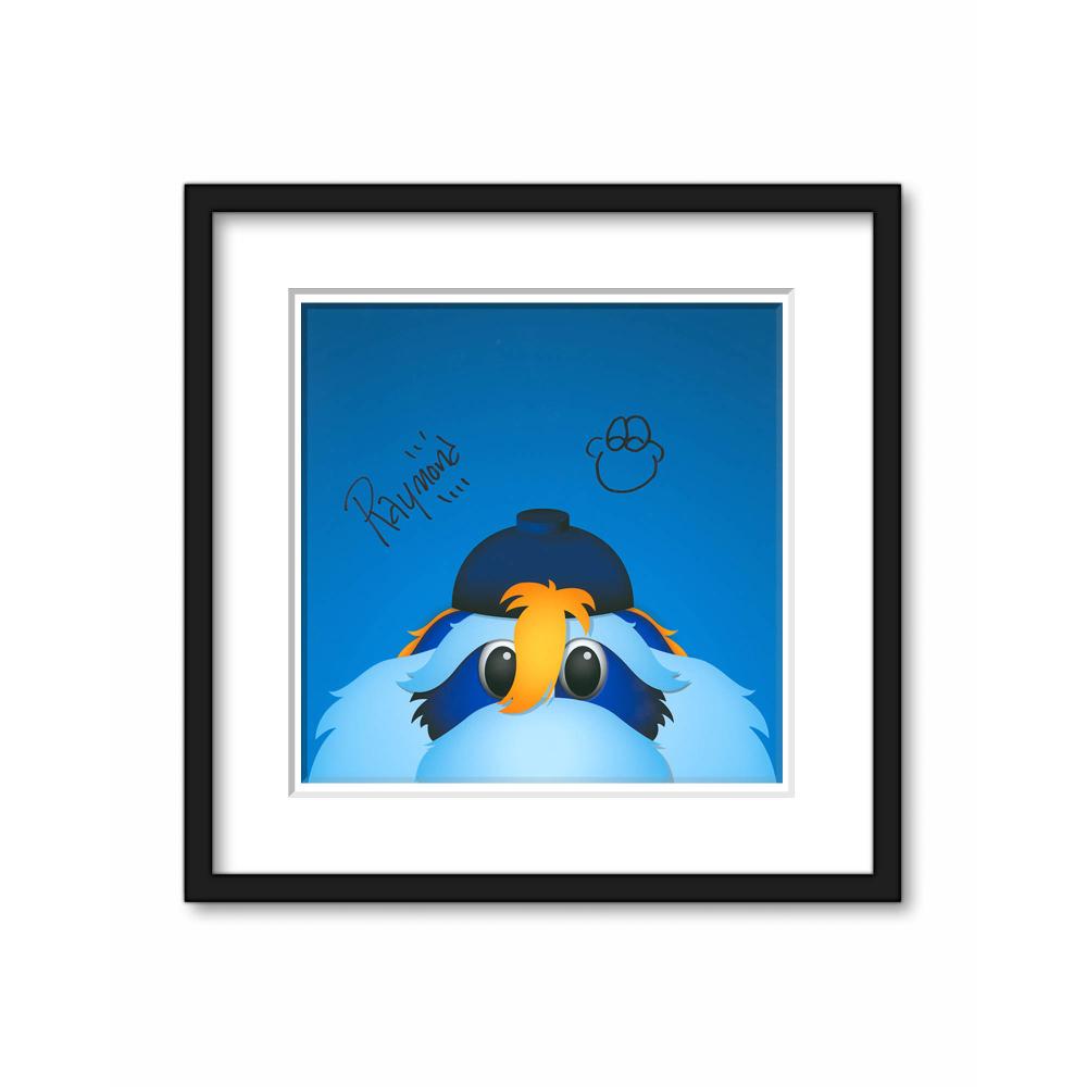 Minimalist Raymond Autographed Poster Print by Artist S. Preston | MLB ...