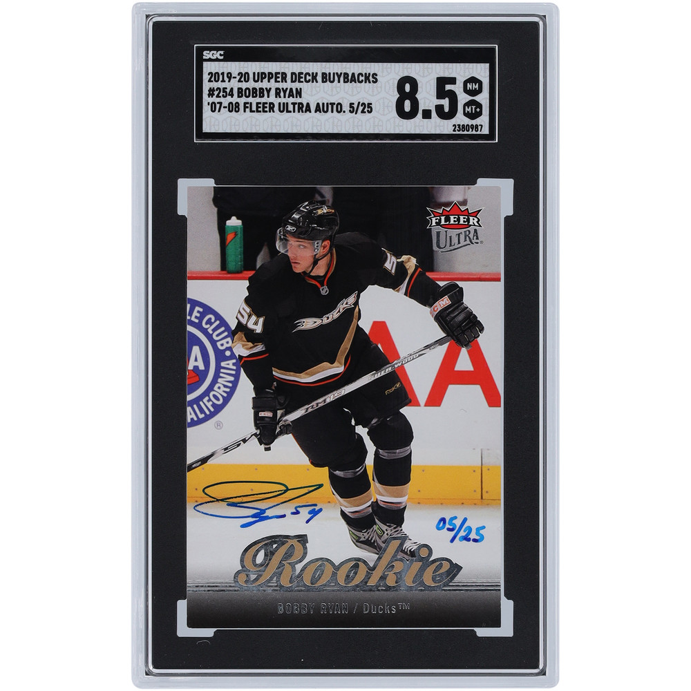 Bobby Ryan Anaheim Ducks Autographed 2019-20 Upper Deck Buybacks Ultra ...