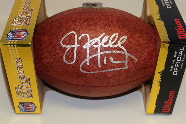 HOF - BILLS JIM KELLY SIGNED AUTHENTIC FOOTBALL | The official auction ...