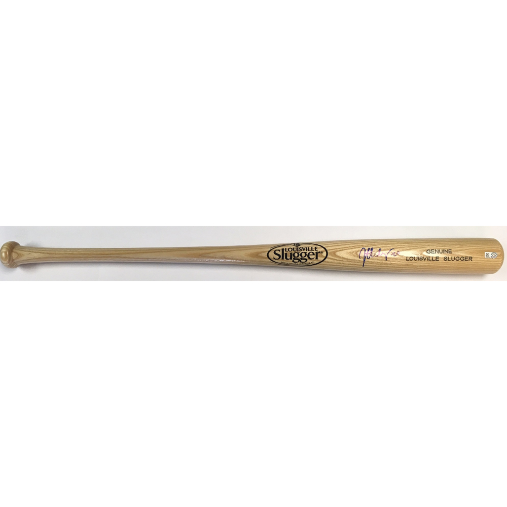 Jonathan Lucroy Autographed Blonde Louisville Slugger Bat | MLB Auctions