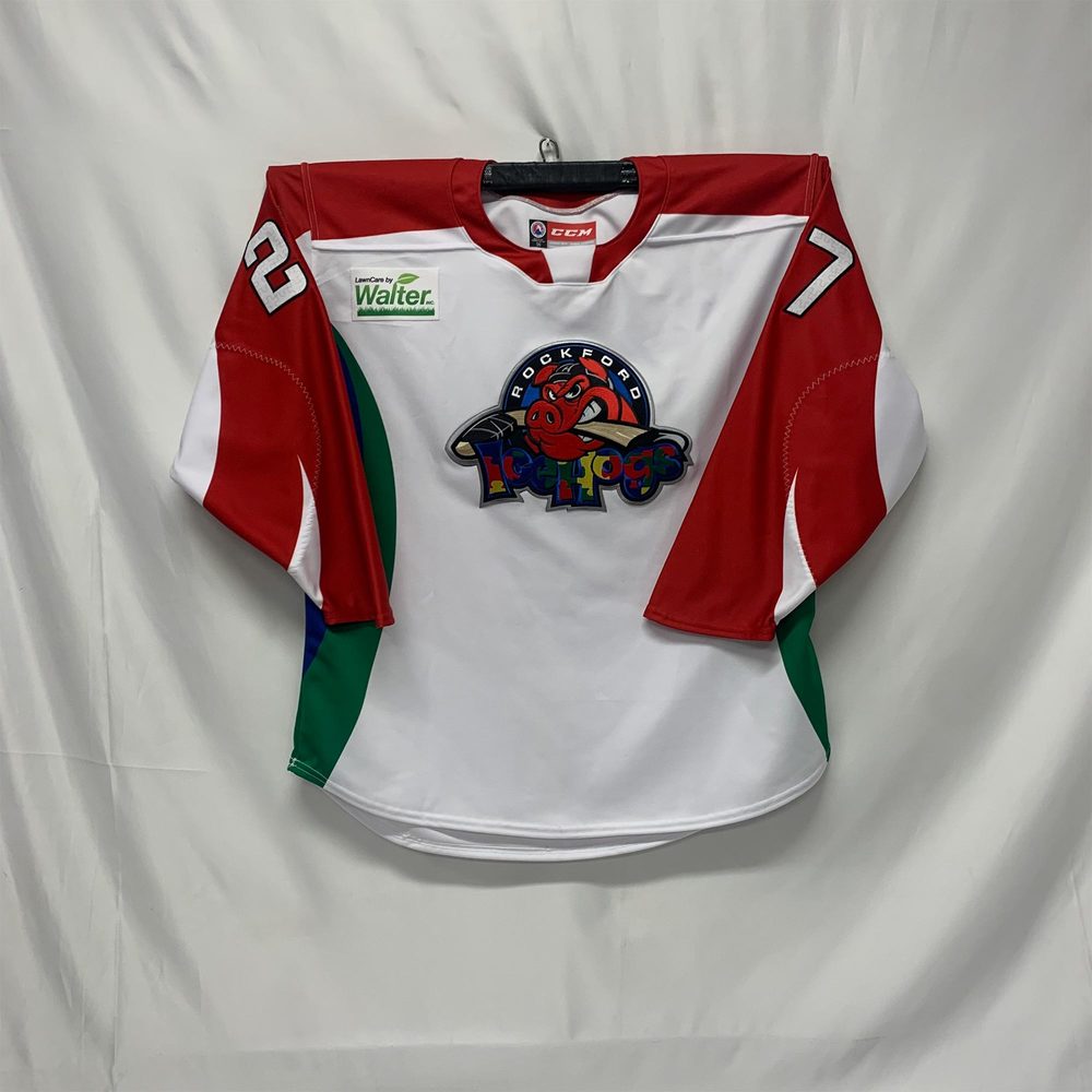 AHL Authentic - 2021-22 Rockford IceHogs Autism Awareness Night Jersey ...