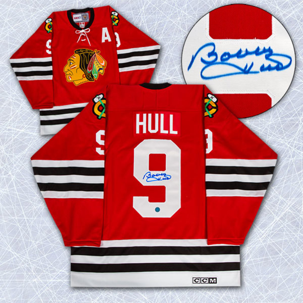 BOBBY HULL Chicago Blackhawks SIGNED Hockey Jersey - NHL Auctions
