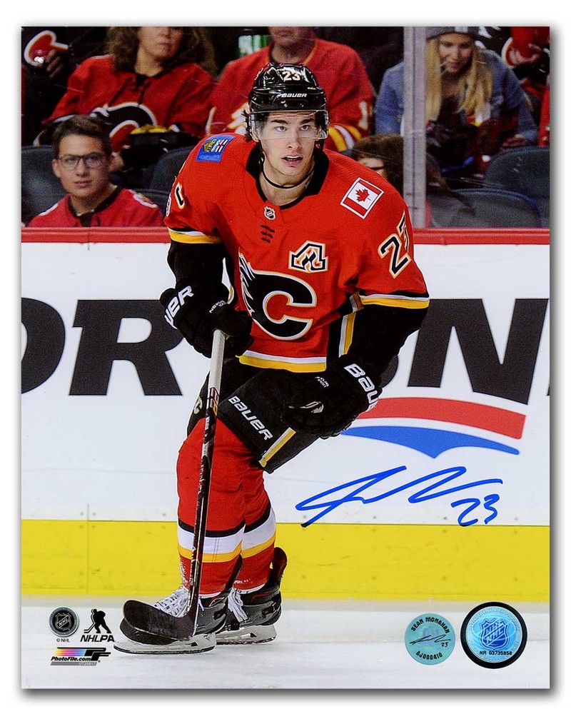 Sean Monahan Calgary Flames Autographed NHL Hockey 8x10 Photo - NHL ...