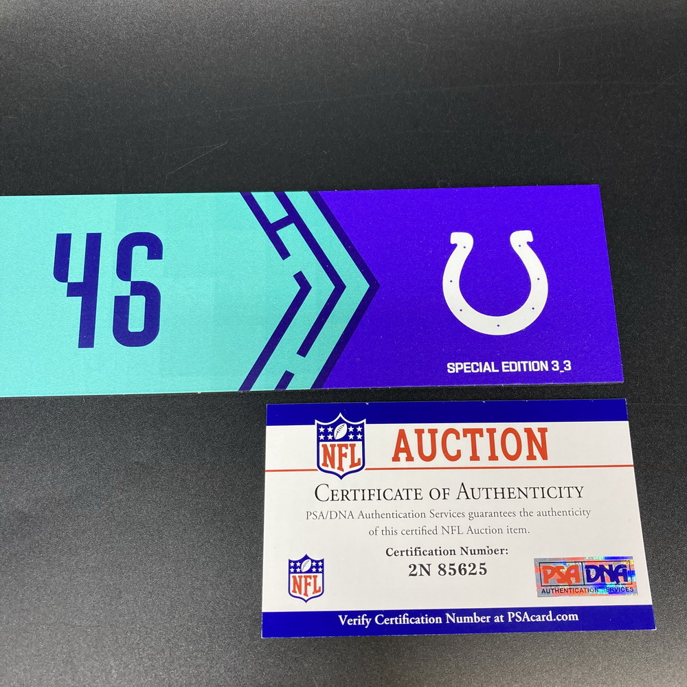 NFL - Colts Luke Rhodes Special Edition 2022 Pro Bowl Nameplate 3 of 3 ...