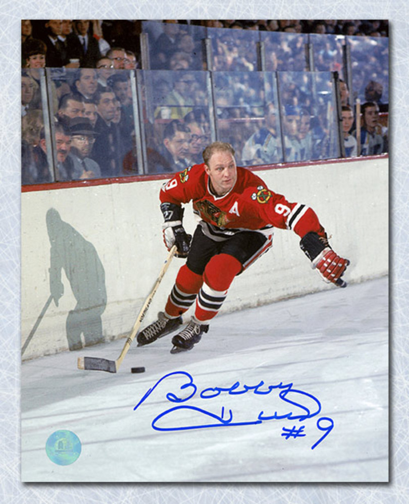 Bobby Hull Chicago Blackhawks Autographed Golden Jet Hockey 11x14 Photo ...