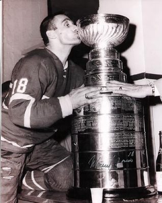MARCEL BONIN Montreal Canadiens SIGNED 8x10 Photo Stanley Cup Photo ...