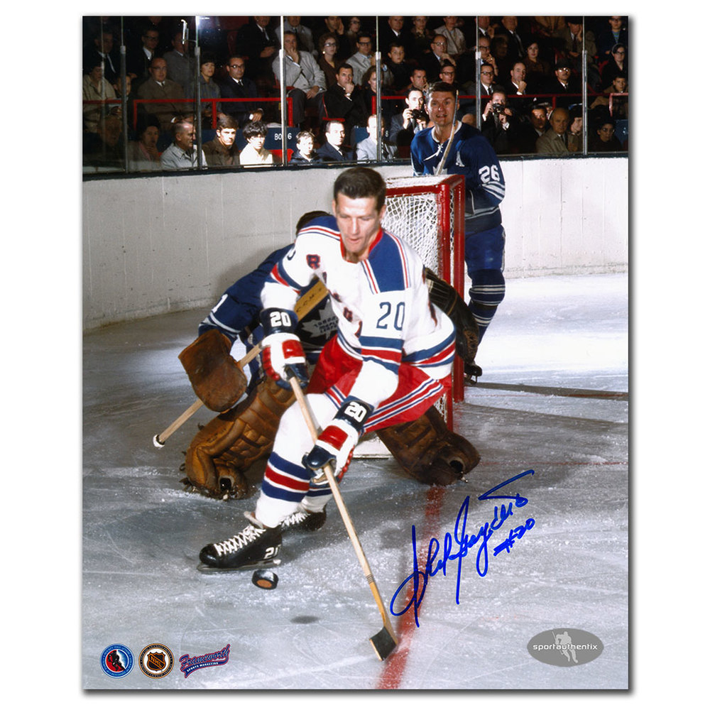 Phil Goyette New York Rangers Autographed 8x10 Photo - NHL Auctions