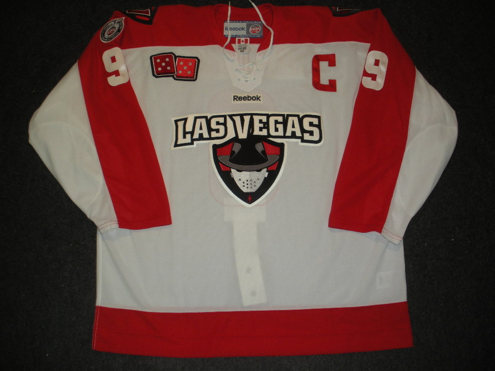 Mike Madill - Las Vegas Wranglers - 2013 ECHL Captains' Club Jersey ...