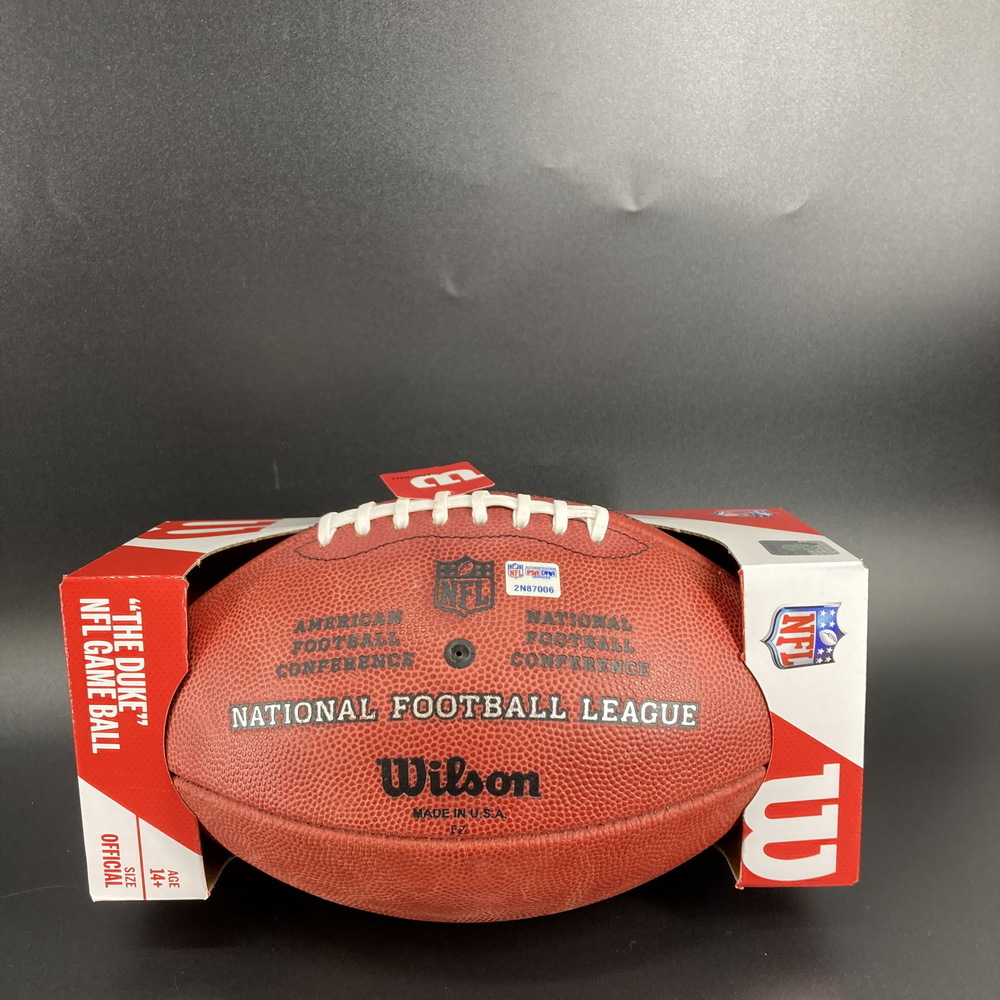 NFL - Giants Wan'Dale Robinson Signed Authentic Football - Supporting ...