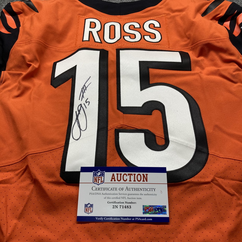 STS - Bengals John Ross Signed Game Used Jersey (11/26/17) Size 44 with ...