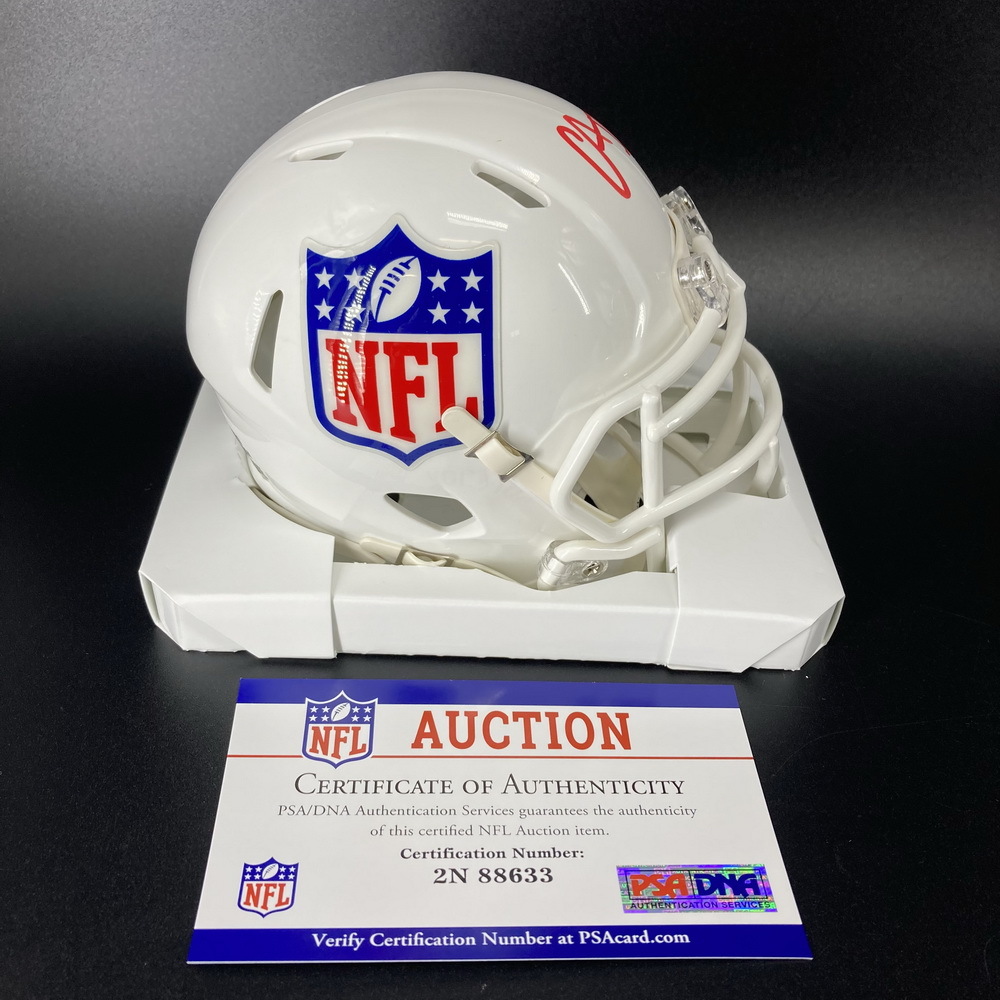 NFL - Steelers Calvin Austin Signed NFL Shield Mini Helmet | The ...