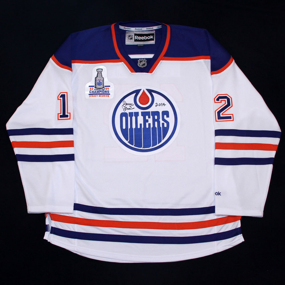 Dave Hunter #12 - Autographed 1984 Stanley Cup Champions 30 Year Legacy ...