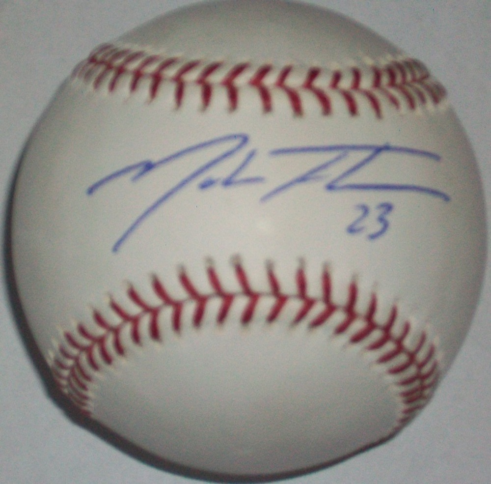 Mark Teahen Autographed Baseball | MLB Auctions
