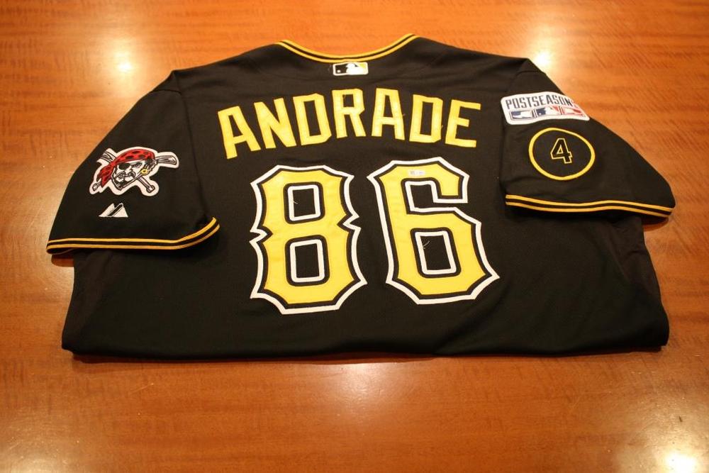 Heberto Andrade Game Used 2014 Postseason Jersey | MLB Auctions