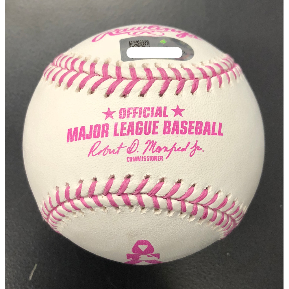 Freddie Freeman Autographed MLB Rawlings Pink Mother's Day Official ...