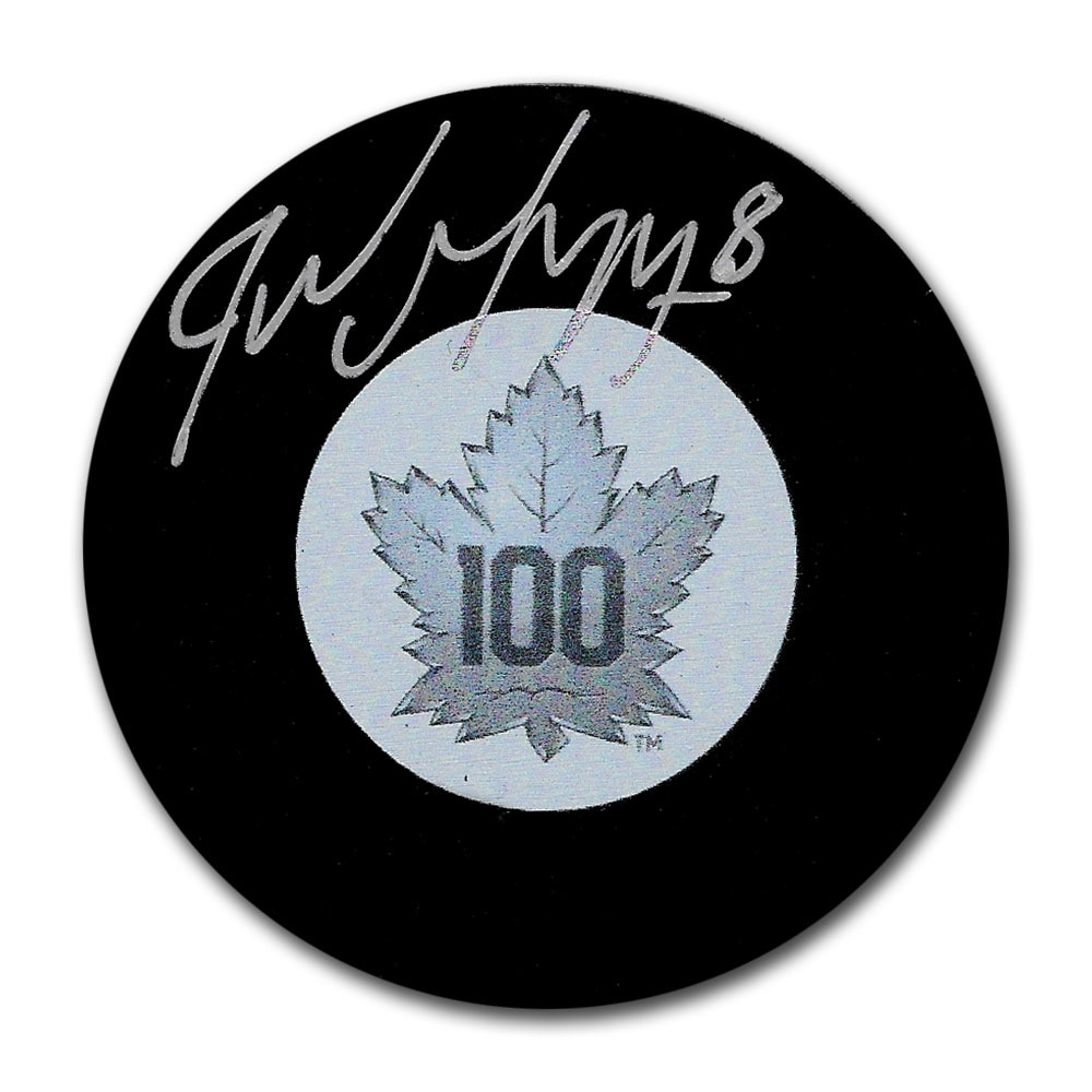 Jake Muzzin Autographed Toronto Maple Leafs 100th Anniversary Puck ...