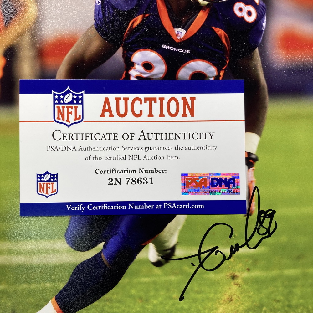 Broncos - Daniel Graham Signed 8x10 Photo | The official auction site ...
