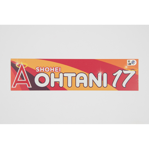 2023 Shohei Ohtani Team Issued Throwback Weekend Locker Tag | MLB Auctions
