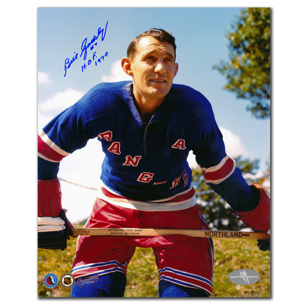 Bill Gadsby New York Rangers Autographed 8x10 Photo - NHL Auctions