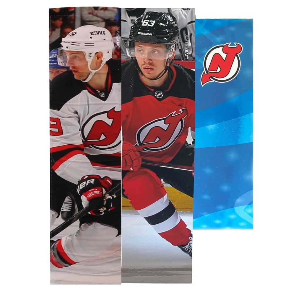 Franchise Alley: New Jersey Devils Team Banner + Jesper Bratt, Travis ...