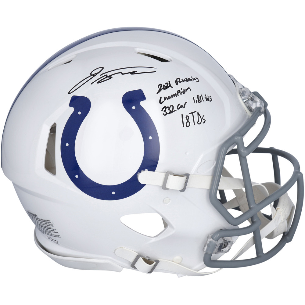 Jonathan Taylor Indianapolis Colts Autographed & Inscribed Riddell ...