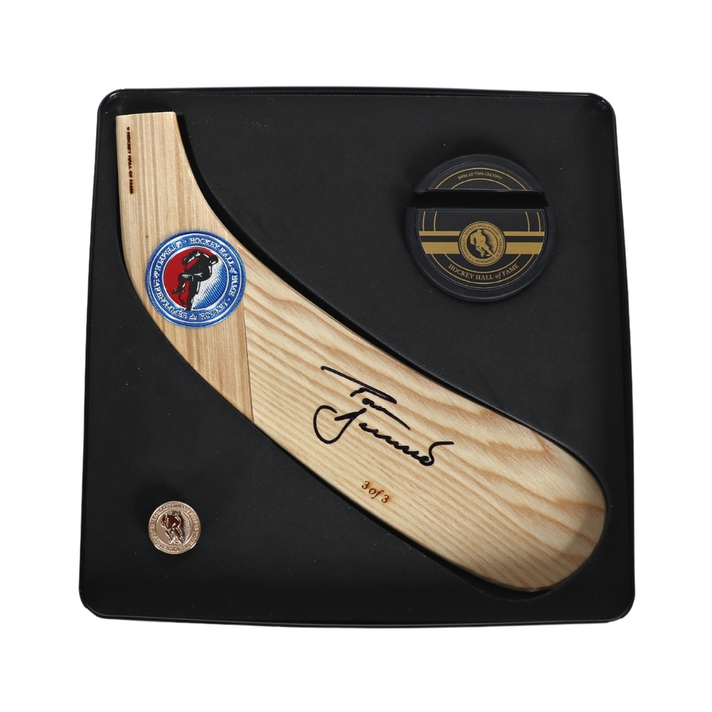 Tom Barrasso Autographed Legends Line Honoured Member Stick Blade ...