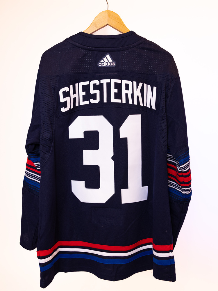 23-24 New York Rangers Thirds Jersey autographed by #31 Igor Shesterkin - NHL Auctions