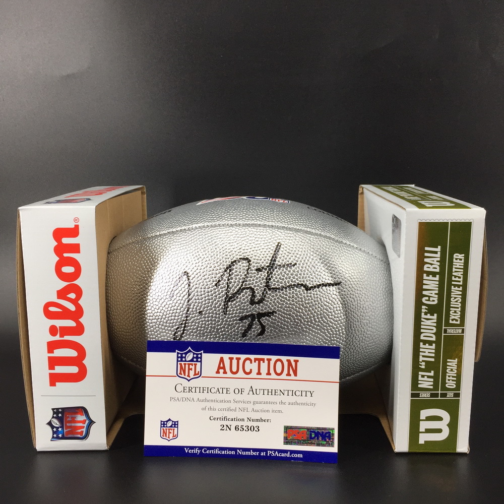 NFL - Browns Joel Bitonio Signed Silver 100 Seasons Commemorative ...