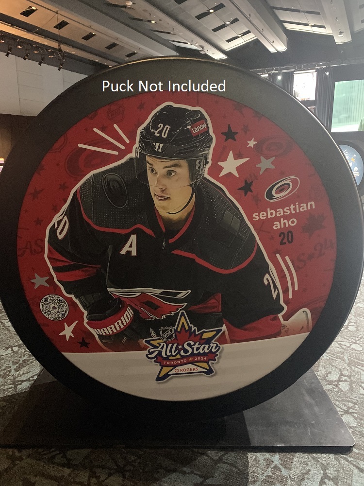 2024 NHL All-Star Game Banner Featuring Sebastian Aho - Carolina ...