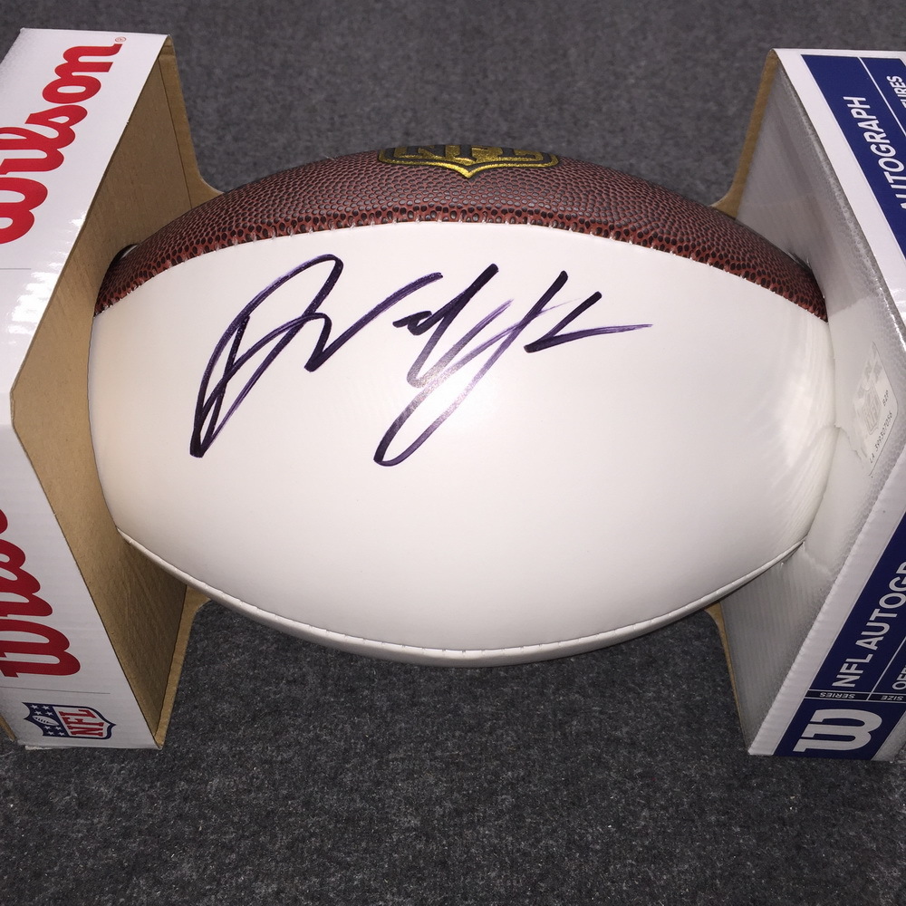 NFL - Saints Deon Yelder signed panel ball | The official auction site ...