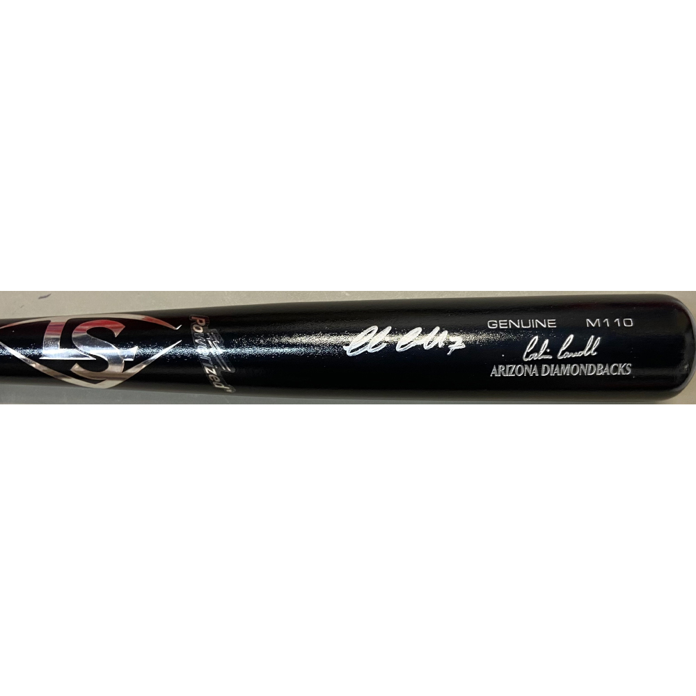 Corbin Carroll Autographed Black Louisville Slugger Game Model Bat ...