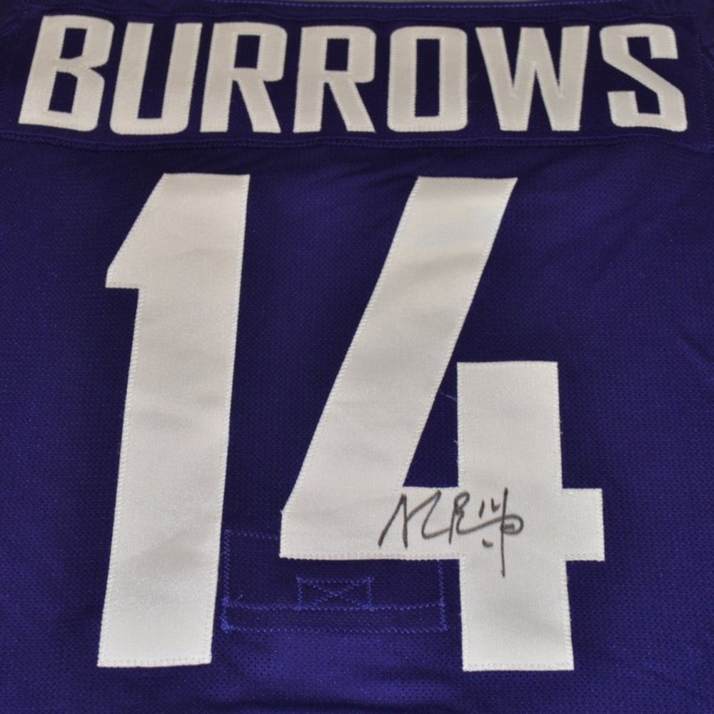 Alex Burrows Autographed Hockey Fights Cancer Warm-Up Jersey - NHL Auctions
