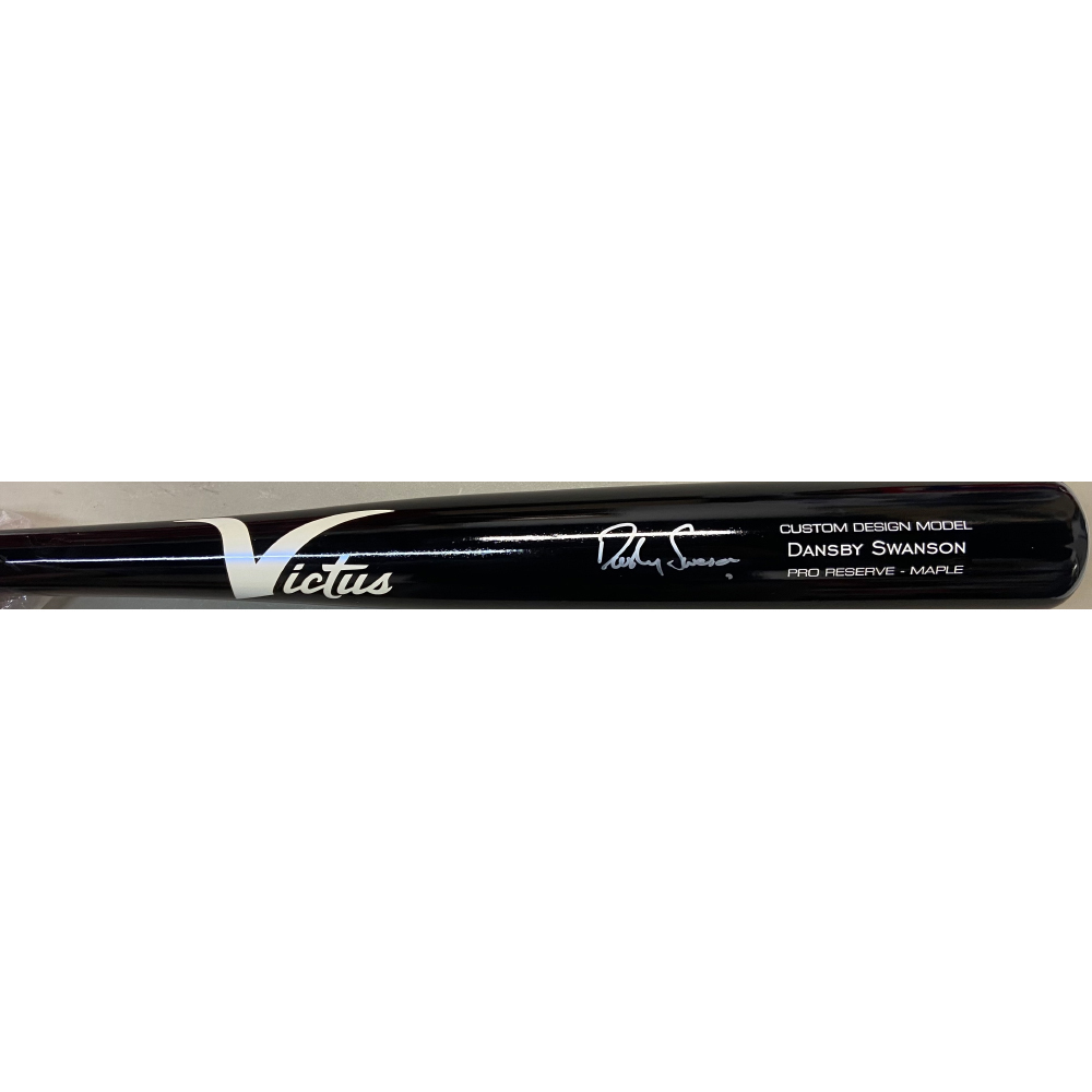 Dansby Swanson Autographed Victus Game Model Bat | MLB Auctions