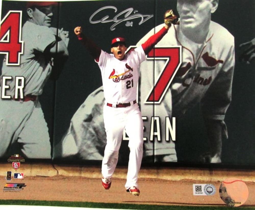 Allen Craig Autographed 8x10 Photograph (2011 WS Celebration) | MLB ...