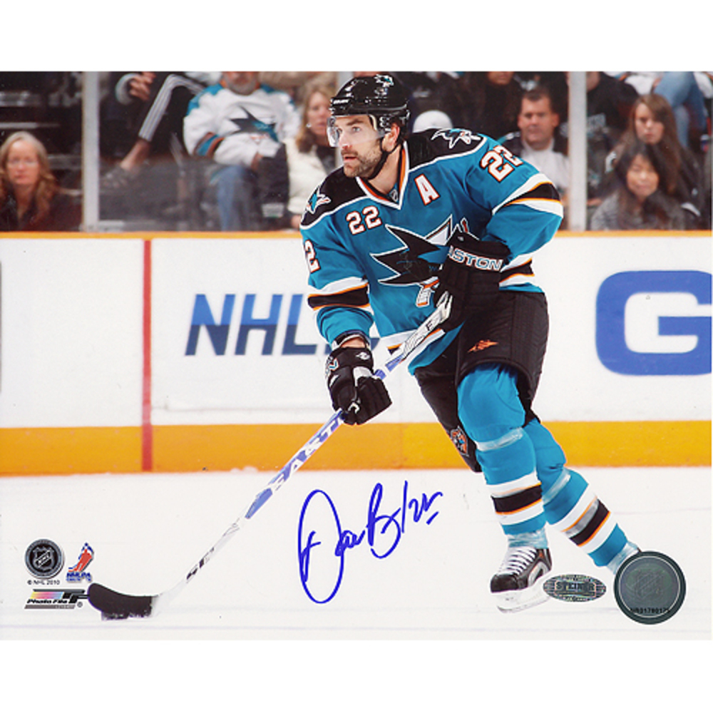 Dan Boyle Autographed San Jose Sharks Horizontal 8x10 Photograph - NHL ...