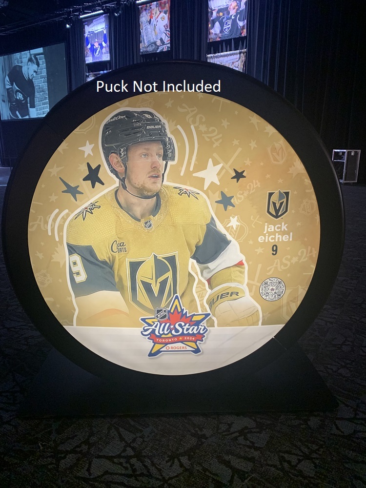 2024 NHL All-Star Game Banner Featuring Jack Eichel - Vegas Golden ...