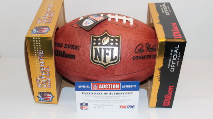 TEXANS ANDRE JOHNSON SIGNED AUTHENTIC FOOTBALL | The official auction ...