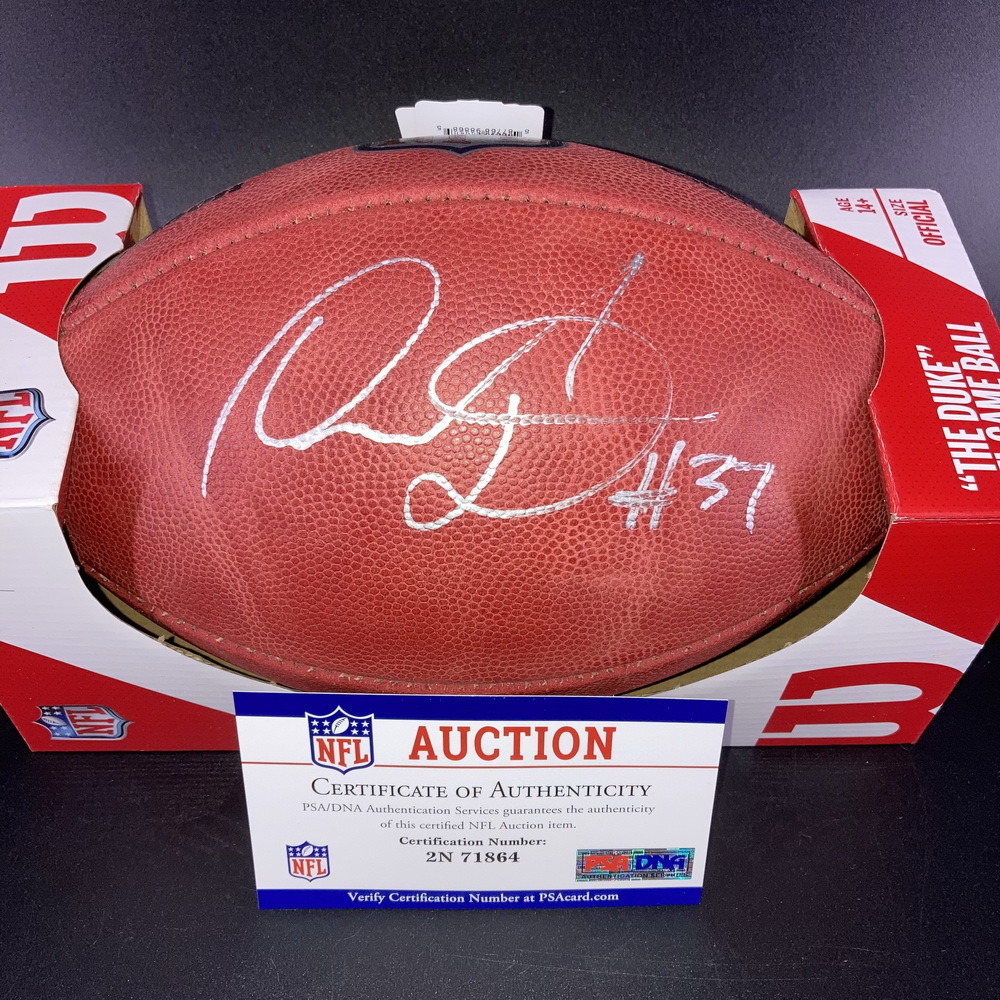 NFL - Seahawks Quandre Diggs Signed Authentic Football | The official ...