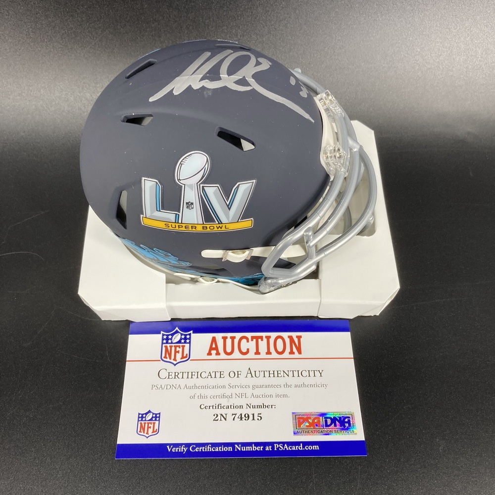 PCC Buccaneers Mike Evans signed Super Bowl LV Mini Helmet | The ...