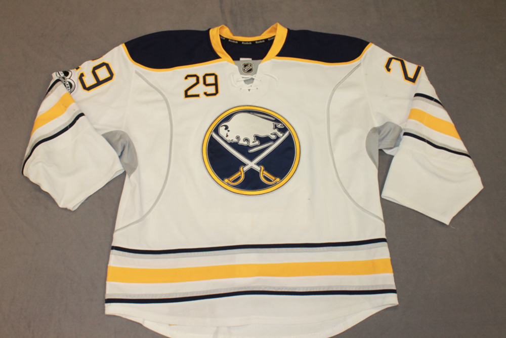 Jake McCabe Buffalo Sabres Game-Used 2016-17 Set 2 Away Jersey - NHL ...